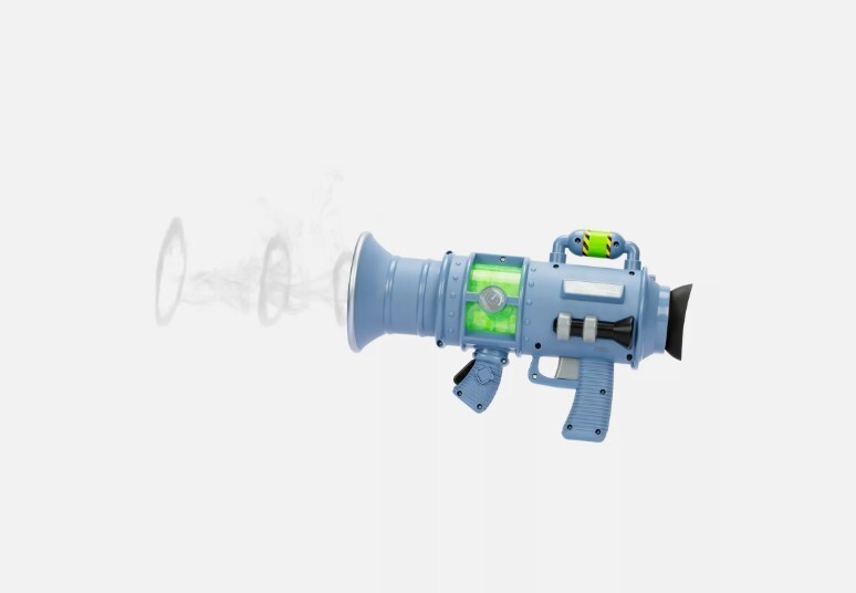 4 The Ultimate Fart Blaster, Blasts out REAL Fart Rings of fog, Lights ...