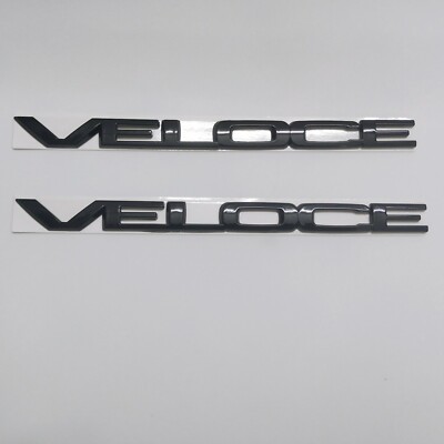 Alfa Romeo Guilia 280HP VELOCE RH/LH Glossy Black Badge Emblem New | eBay