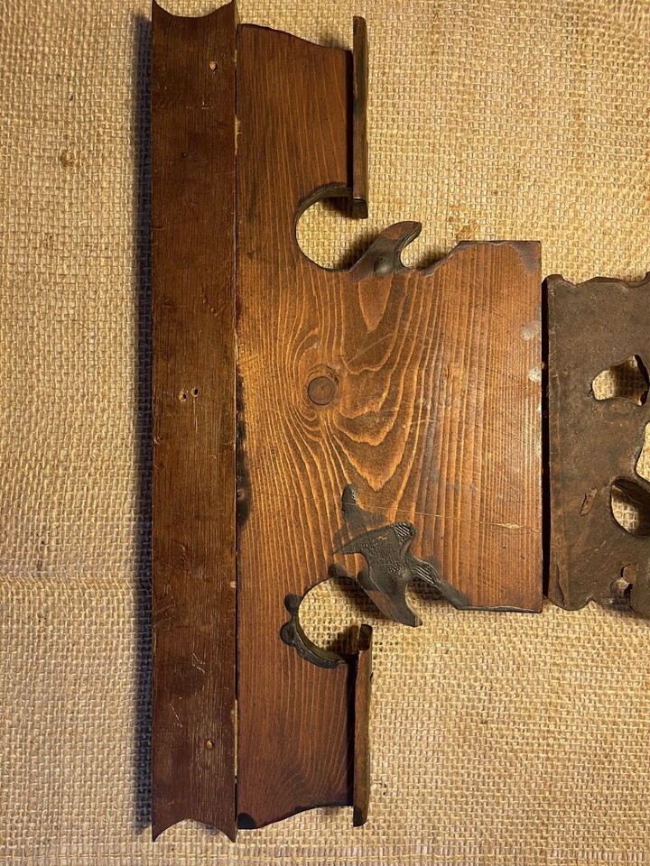 Large Antique German Vienna Regulator Clock Crown/Pediment/ Topper ...