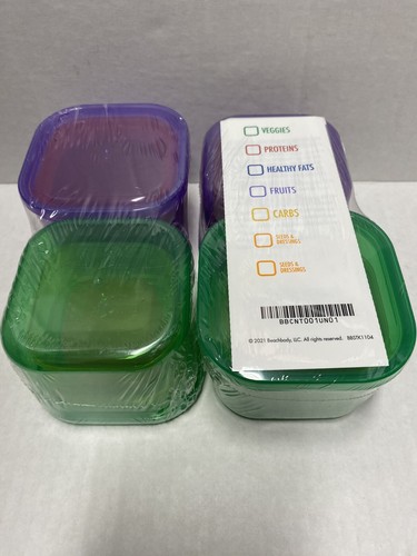 Beachbody 21 Day Fix Portion Control Containers Weight Loss w/ Stickers ...