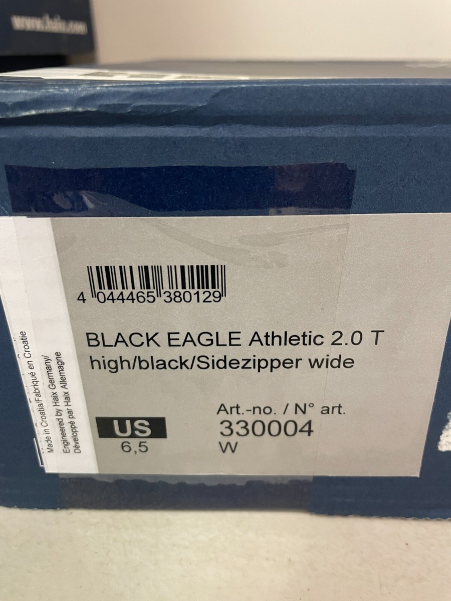 HAIX Black Eagle Athletic 2.0 T High, Side-Zip Boots, Black HAIX Black Eagle Athletic 2.0 T High, Side-Zip Boots, Black