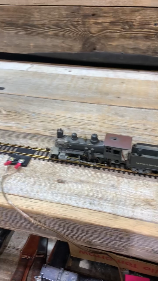 Vintage Denver & Rio Grande Western, HO Scale, 2-8-0 Locomotive with ...