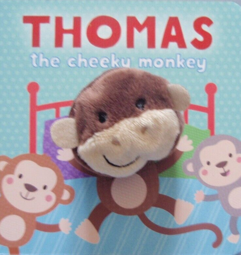 Thomas The Cheeky Monkey: Finger Puppet Personalised Children's Bedtime ...