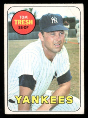 1969 TOPPS OPC O PEE CHEE MLB BASEBALL #212 Tom Tresh VG-EX N Y YANKEES ...