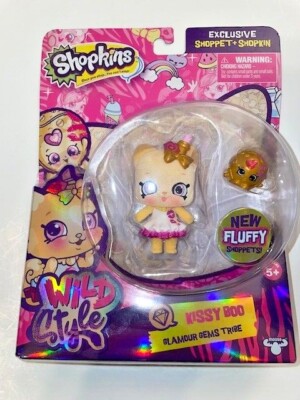 Shopkins Shoppets Season 9 Wild Style Kissy Boo Doll Figure New! | eBay