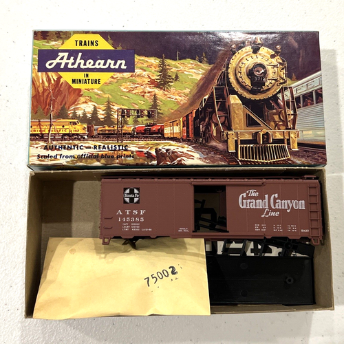 Athearn HO Scale ATSF Grand Canyon 40' Box Kit 5014 | eBay