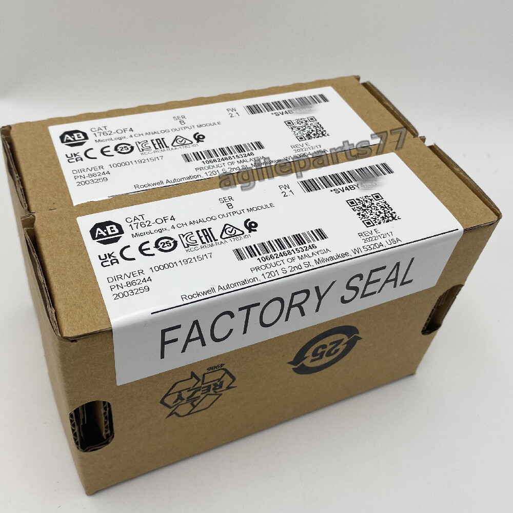 NEW Sealed 1762-OF4 Allen-Bradley MicroLogix 4CH Analog OUTPUT Module ...