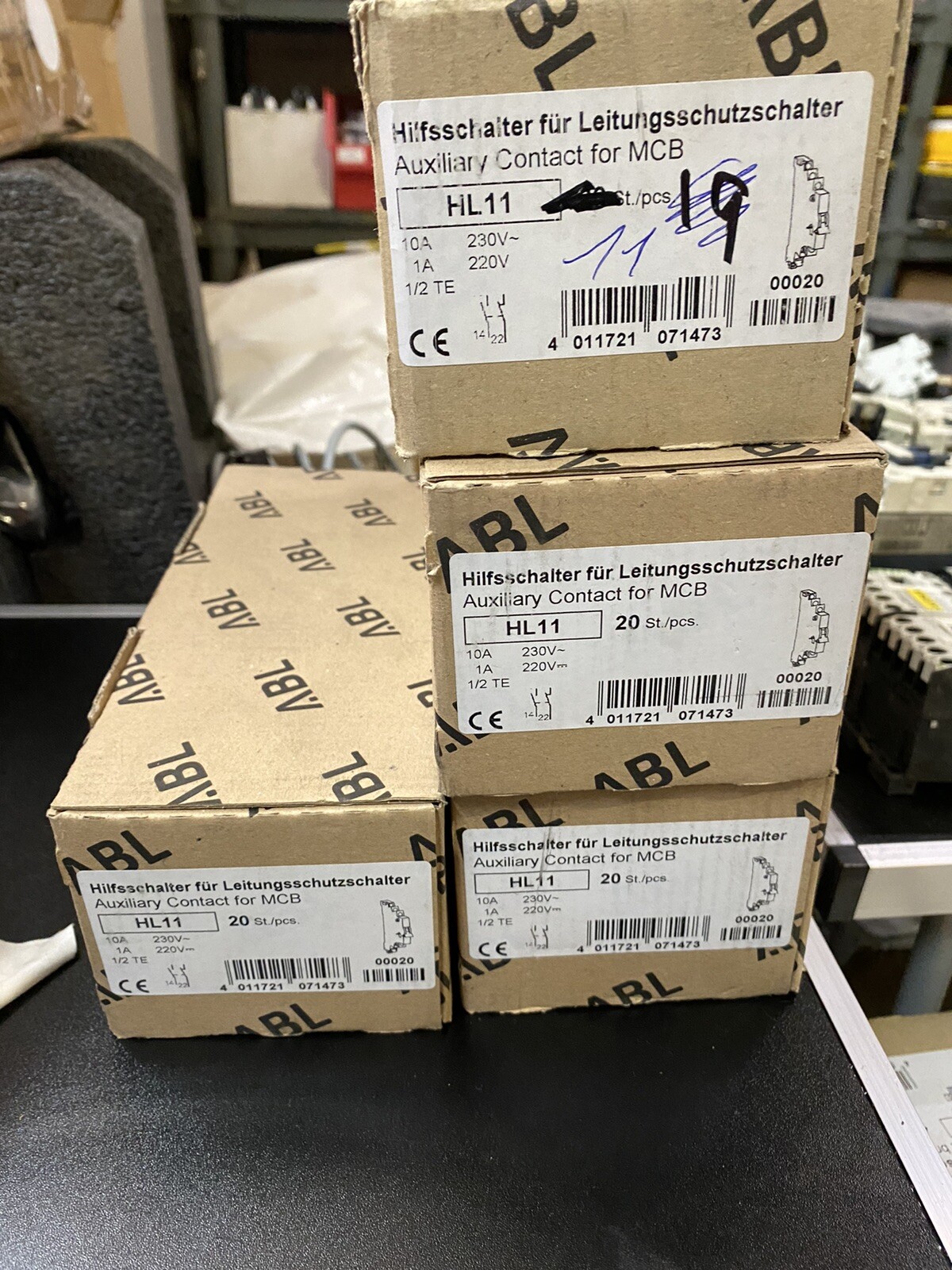 ABL Sursum HL11 Hilfsschalter 16A 230V AC (10Stk.), | eBay.de