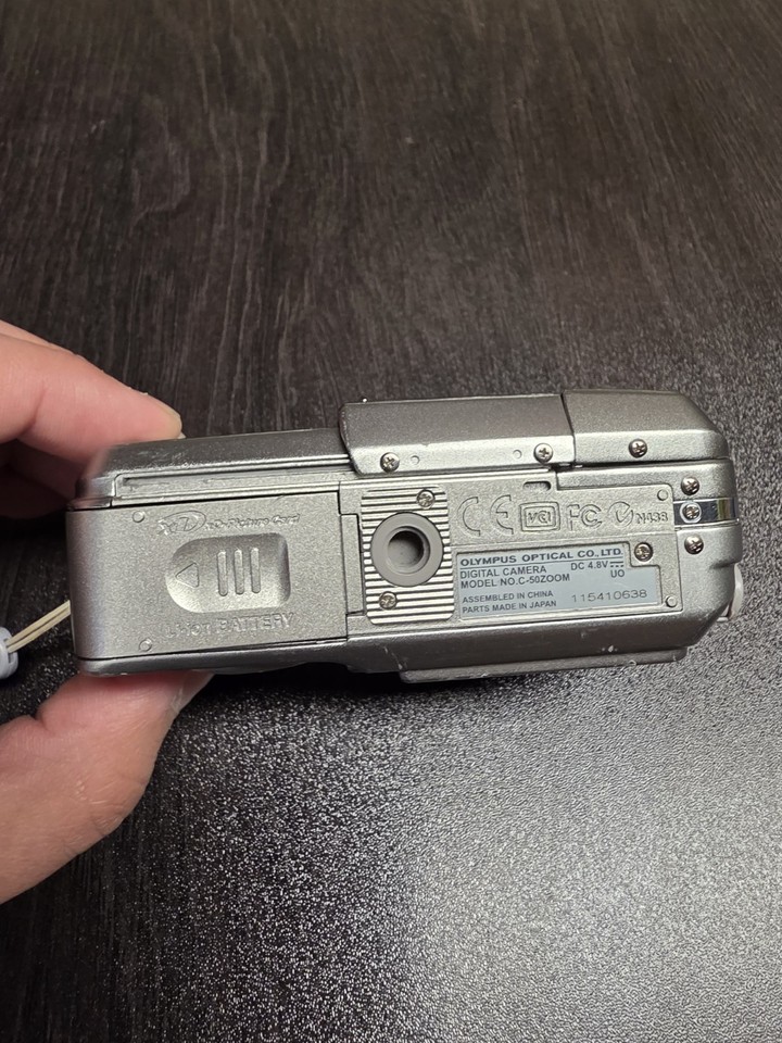 Olympus CAMEDIA C-50 Zoom 5.0MP Digital Camera - Silver Tested Works | eBay