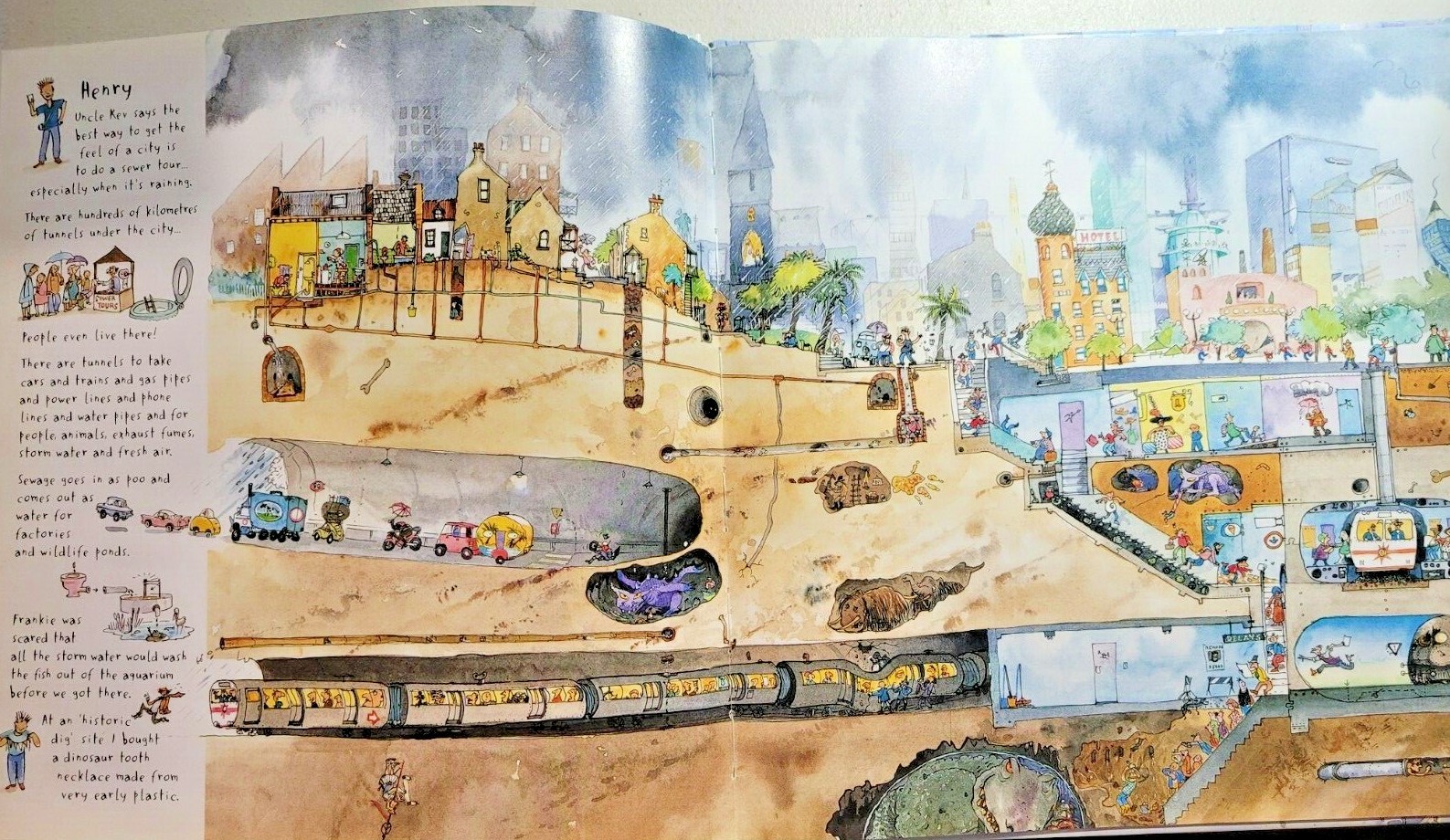 In The City, Written & illustrated By Roland Harvey, VERY GOOD~LARGE~H ...