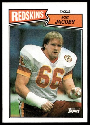 1987 Topps Joe Jacoby Washington Redskins #72 | eBay