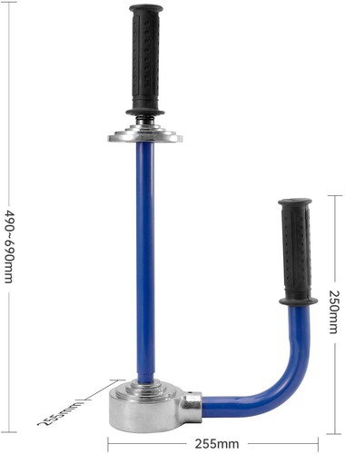 HEAVY DUTY STEEL HAND SHRINK WRAP HOLDER DISPENSER PALLET STRETCH WRAP ...