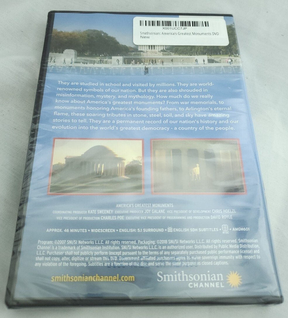 Smithsonian: America's Greatest Monuments (DVD) for sale online | eBay