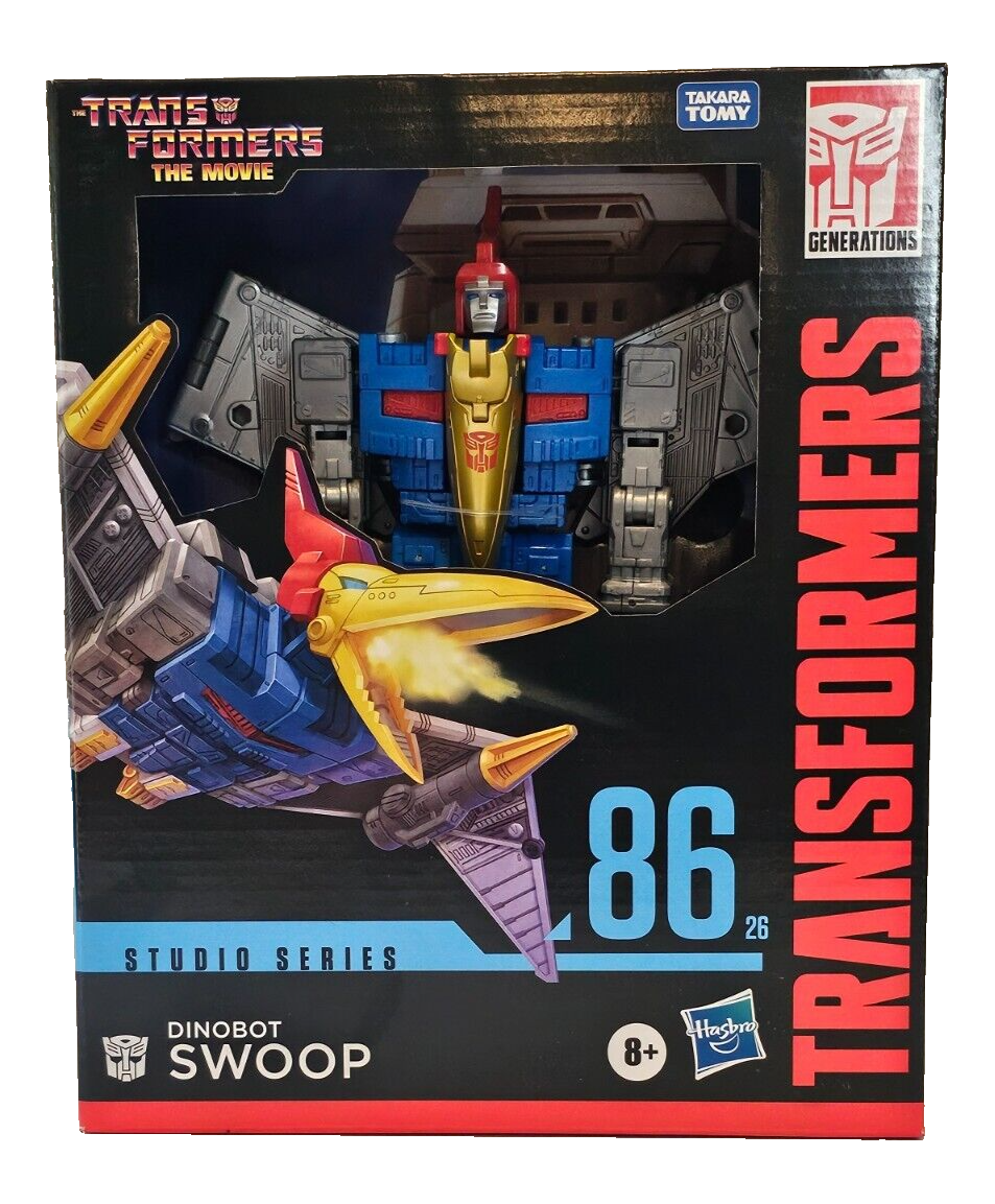 Hasbro Transformers Studio Series 86 Leader Dinobot Swoop The Movie NEW ...