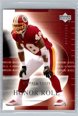 2002 Upper Deck HONOR ROLL Card # 59 Stephen Davis - Washington ...