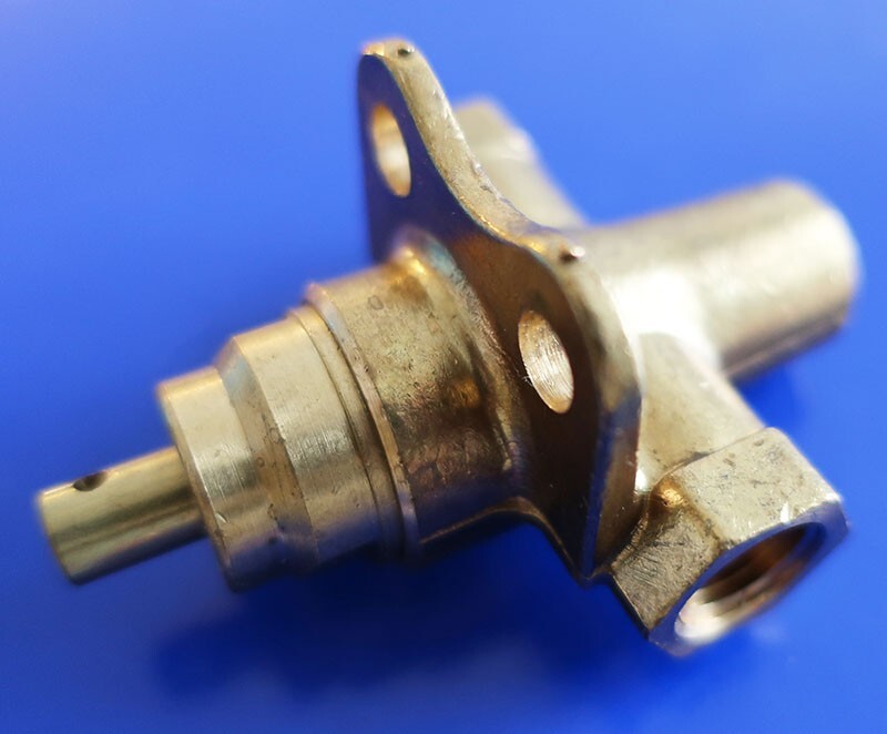 3-WAY SOLUTION VALVE, TENNANT 5200, 5500, 5520, 5540 SCRUBBERS, 210259 ...