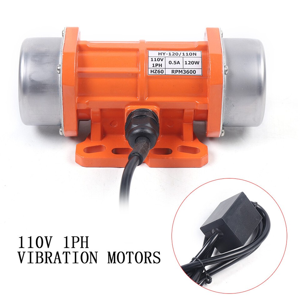 120W Concrete Vibration Motor 3450RPM Aluminum Alloy For Shaker Table 1 ...
