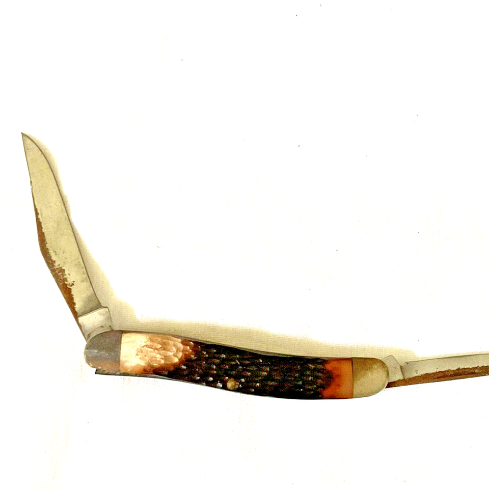 Kabar 1047 Pocket Knife 2 Blades Made in USA Rust on Both Blades See ...