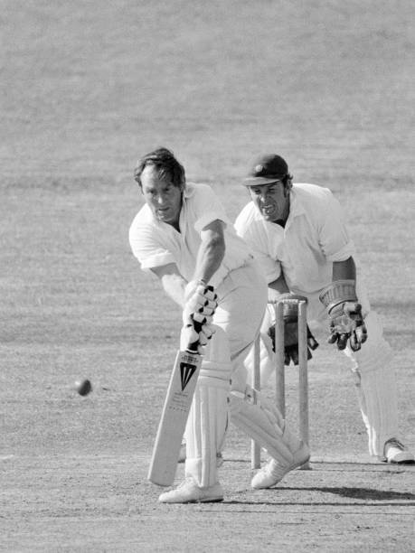 Cricket Ray Illingworth Of Leicestershire Batting 1975 OLD PHOTO | eBay ...