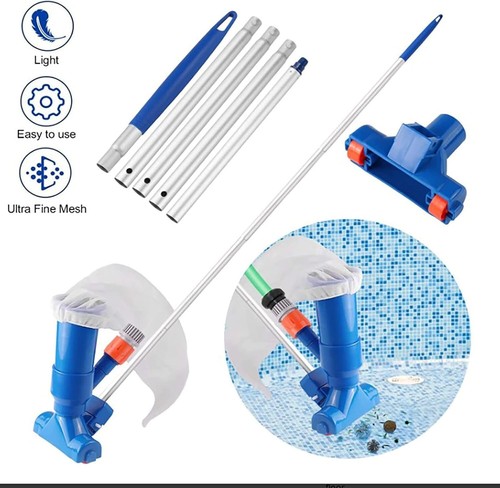 Swimming Pool Spa Suction Vacuum Head Cleaner Cleaning Kit Pool ...