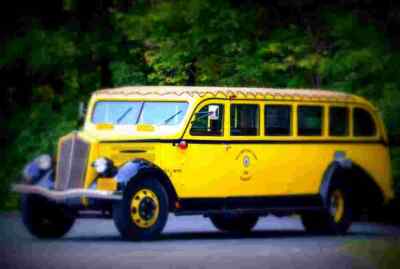 1937 White Model 706 Yellowstone Park Tour Bus by Bender A4 Photo | eBay