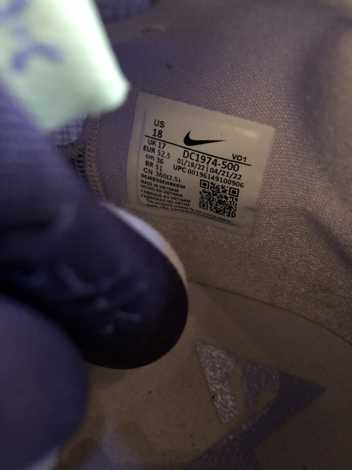 Nike PG 6 'Paulette' Violet Frost Crimson Shoes DC1974-500 Men’s Size ...