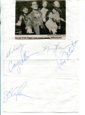 5 UNIIDENTIFIED ACTORS signed AUTOGRAPH 382 | eBay