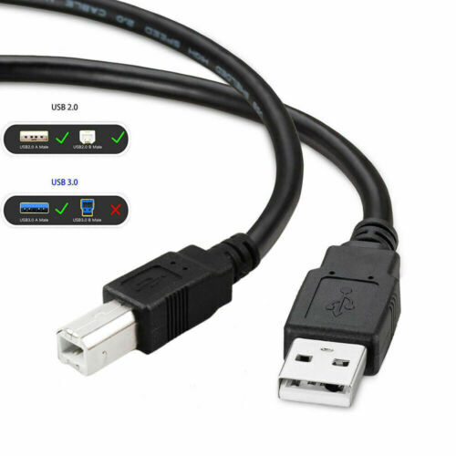 6ft USB 2.0 Cord Cable Lead For HP Officejet 6835 7000 7110 7115 7130 ...