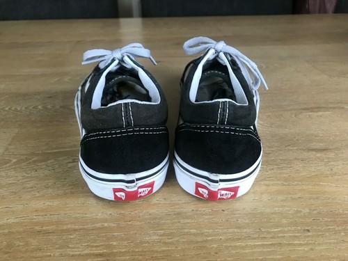 Vans Old Skool 751505 721356 Black Suede Women's Kids Trainers Size UK ...