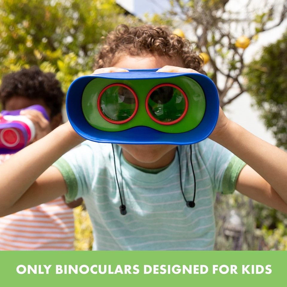 Educational Insights GeoSafari Jr. Kidnoculars, Binoculars for Toddlers ...
