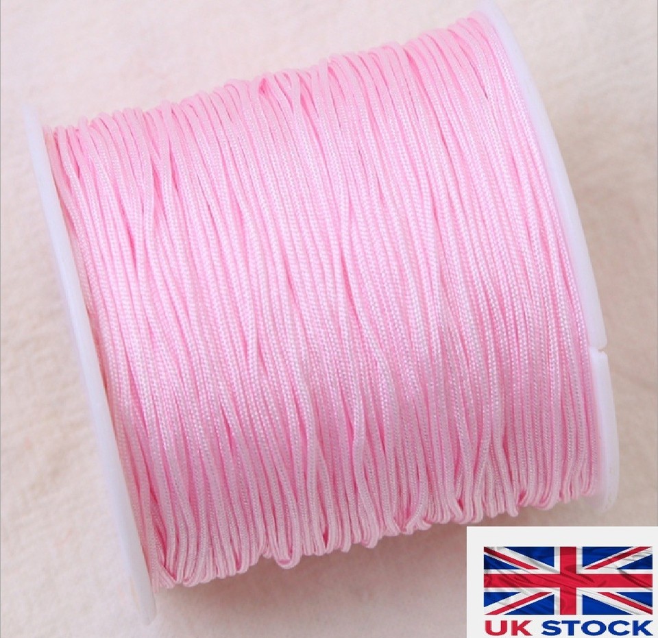 0.8mm Nylon Cord String Thread for Shamballa Macrame Beading Cord- UK ...