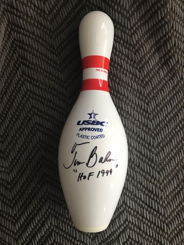 Tom Baker Brunswick PBA Signed Unused Bowling Pin Autographed Unique | eBay