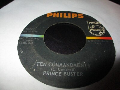 1967 PRINCE BUSTER Ten Commandments W/Dont Make Me To Cry US 7" Philips ...