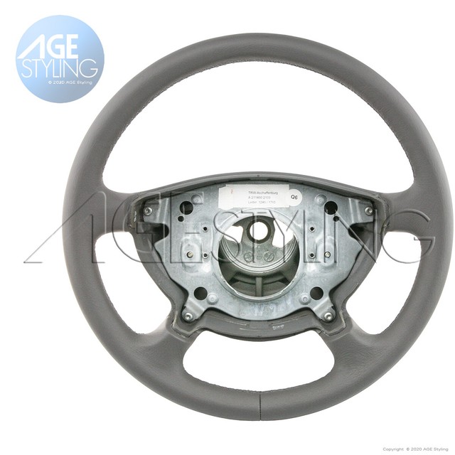 OEM Mercedes-Benz E350 E500 211 Walnut Wood Grey Heated Steering Wheel ...