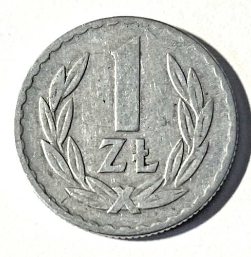 1949 Poland 1 zloty Coin Polish Eagle (no crown) Bird Animal Wildlife ...