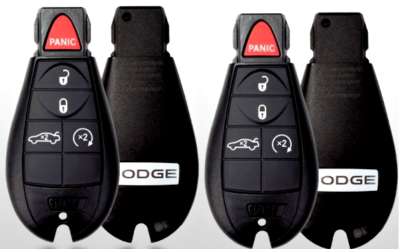 2 Dodge Dart 2013-2016 Keyless Entry 5B Remote Key (Fobik) 56046771 ...