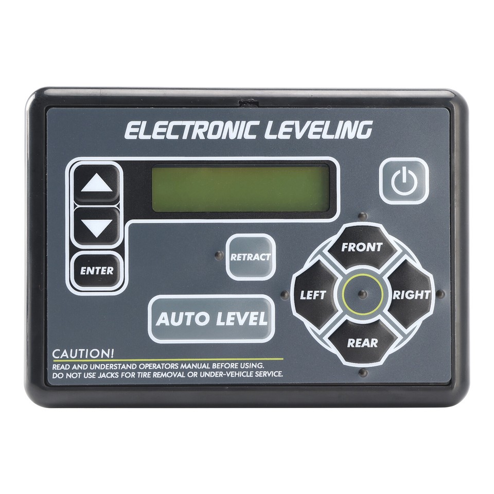 RV Ground Control Auto-Level Touchpad 421484 w/ Button for Lippert 5th ...