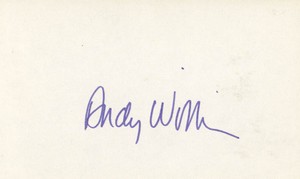 ANDY WILLIAMS - SIGNATURE(S) | eBay