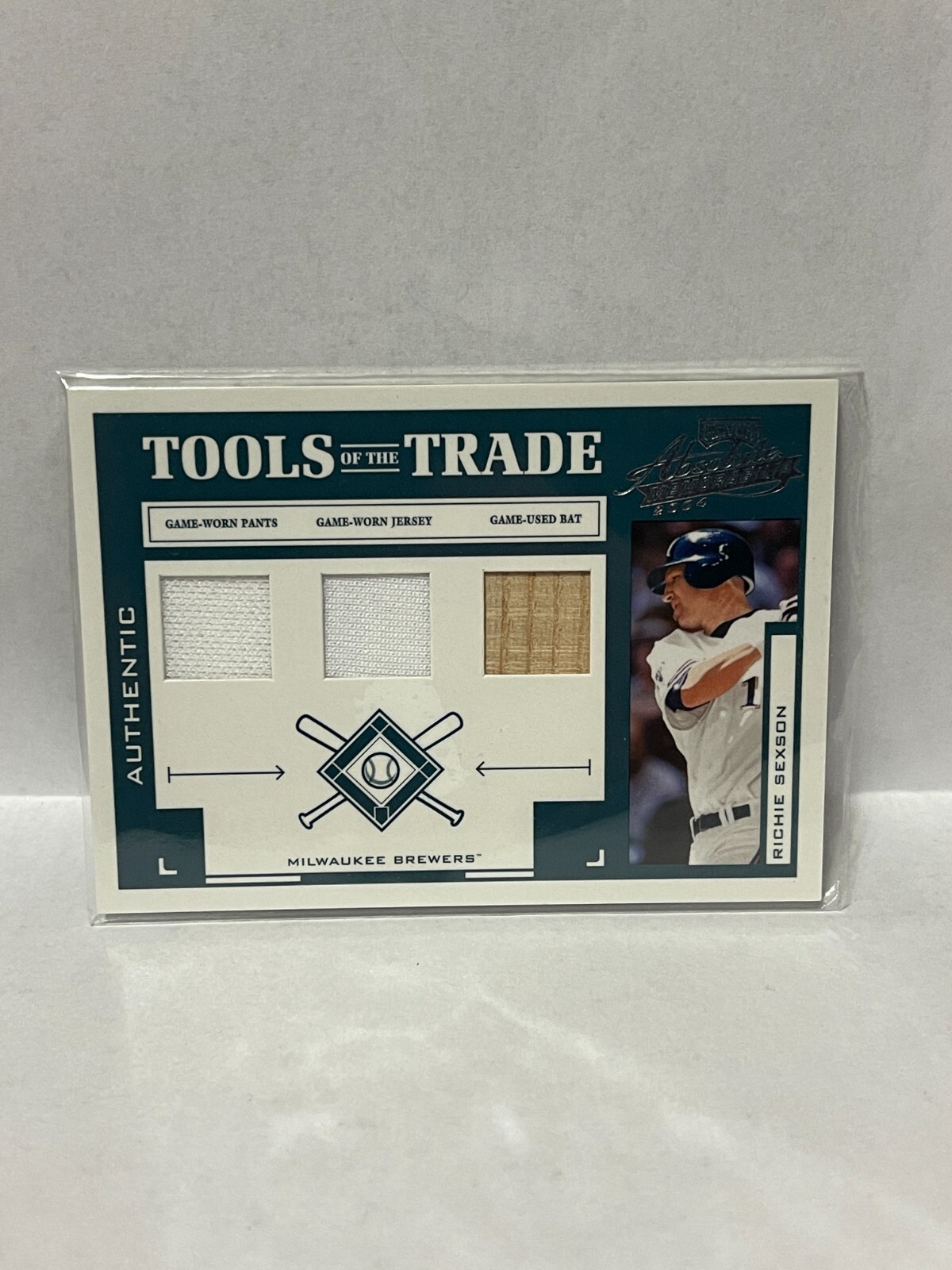 2004 Absolute Mem Tools of the Trade Material Trio #TT120 RICHIE SEXSON ...