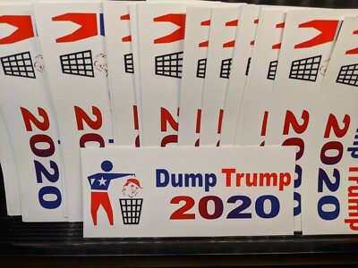DUMP TRUMP BUMPER STICKERS (Minimum 5 @$1 each) FREE SHIPPING ...
