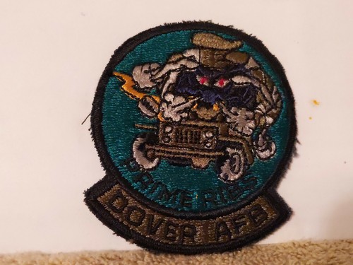 USAF Prime Ribs Civil Engineering Squadron Dover AFB Subdued 3 1/2 x 3 ...