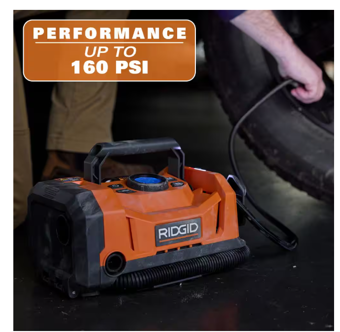 Ridgid 18V Dual Function Cordless Inflator (Tool Only) R86051B BRAND ...