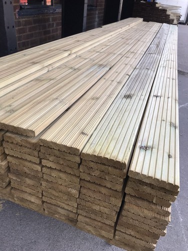 Timber Decking Boards 150mm x 3.6m | eBay UK