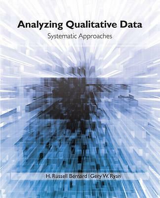 Analyzing Qualitative Data von Gery W. Ryan H. Russell Bernard (2009 ...