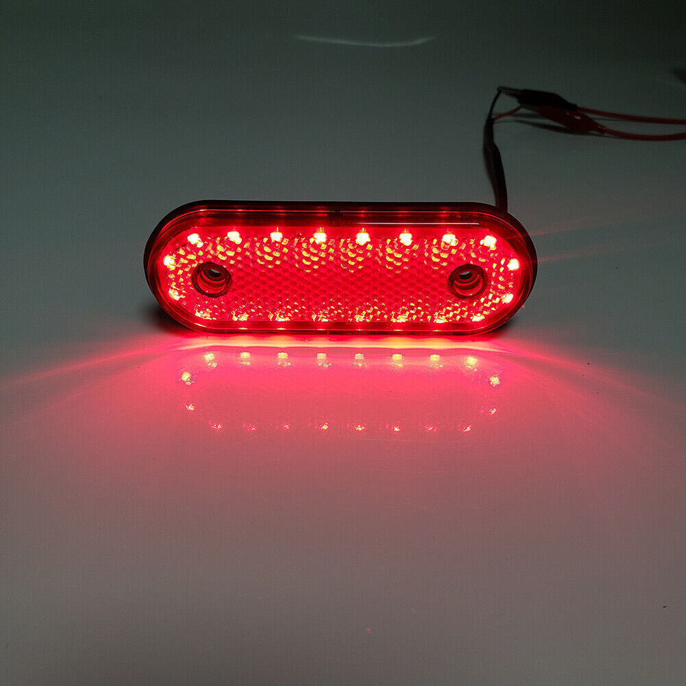 24V 20 LED Side Marker Indicator Light Tail Lamp For Truck SUV BUS ...
