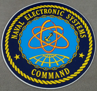US Navy Decal - Sticker - Naval Electronic Systems Command 4" Diameter ...