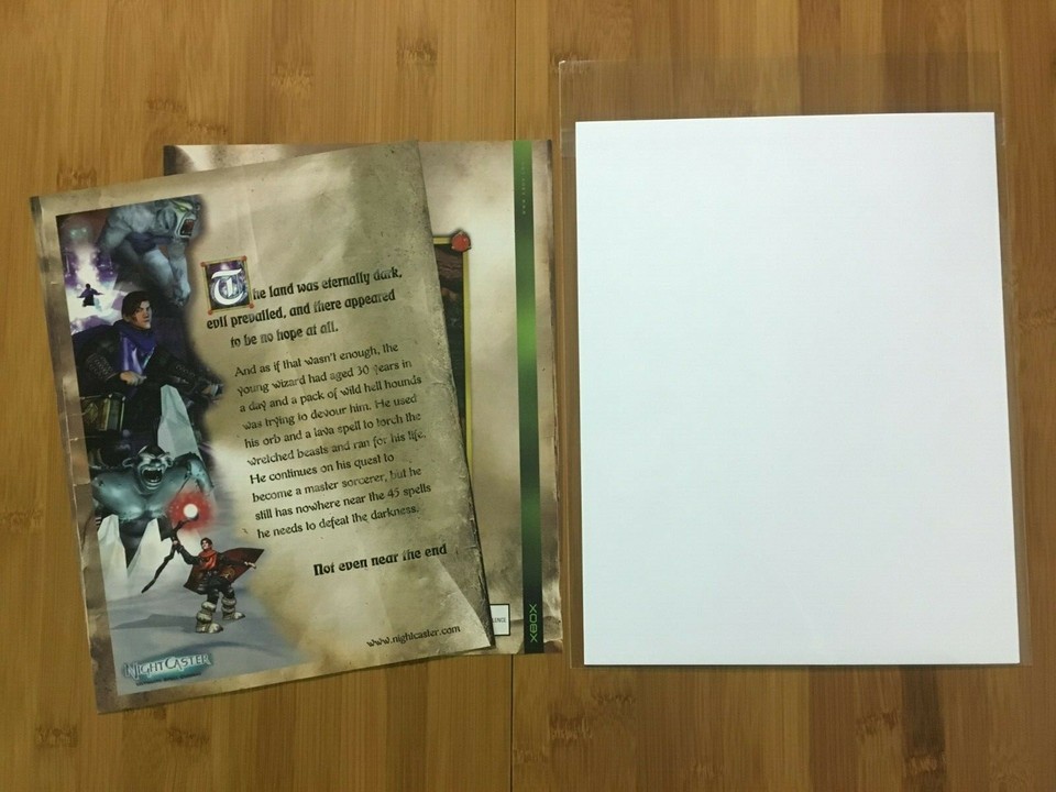 NightCaster: Defeat the Darkness Xbox 2002 Vintage Print Ad/Poster ...