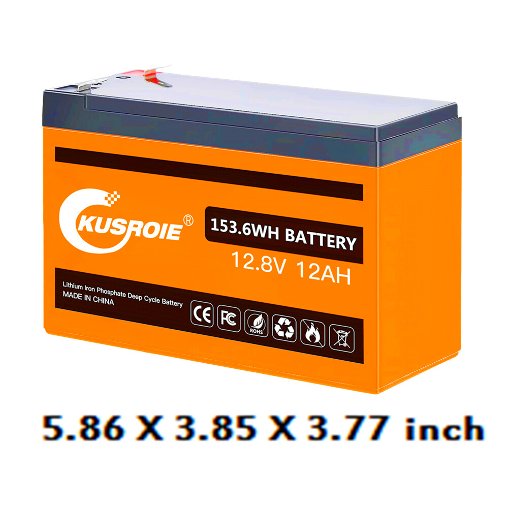 12V 12Ah 20Ah 30Ah Lithium Battery LiFePO4 Rechargeable BMS RV Solar ...