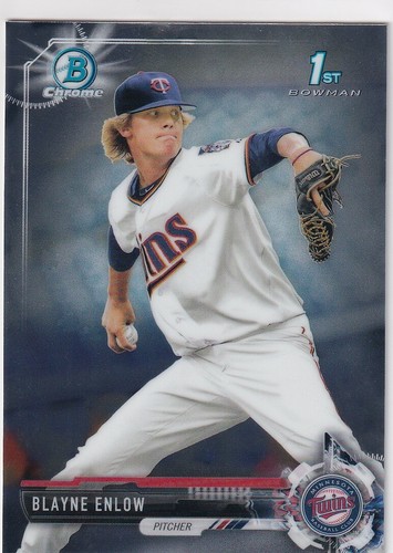 2017 BOWMAN CHROME 1ST RC BLAYNE ENLOW MINNESOTA TWINS FIRST ROOKIE ...