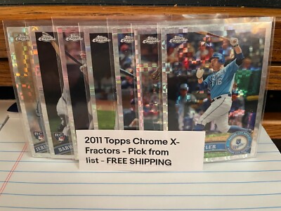2011 Topps Chrome X-Fractors - Pick From List - $1.79/card | eBay